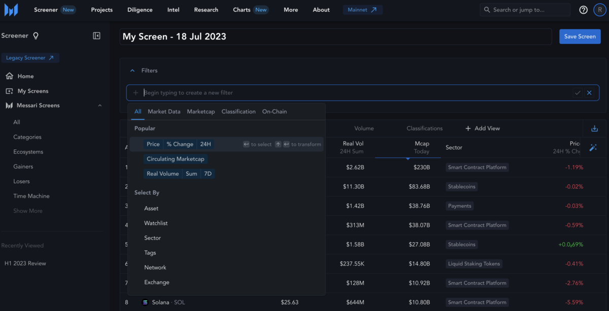 What is Arypto Screener? - Pintu Academy