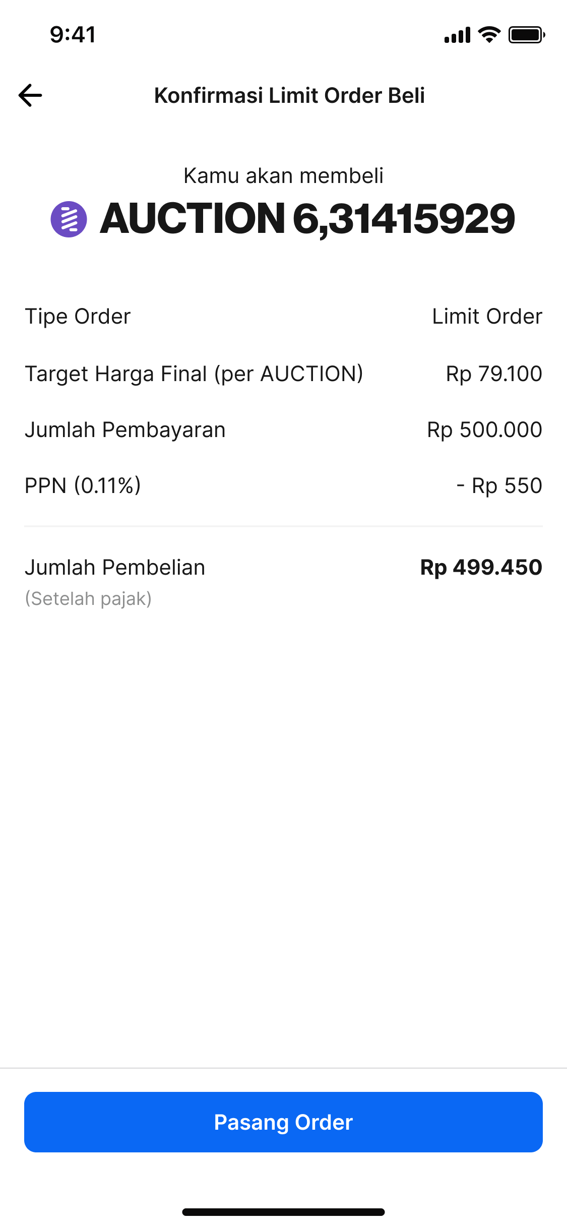 Tutorial Menggunakan Limit Order di Pintu - Pintu Academy